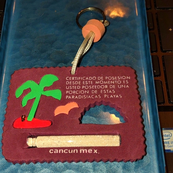 Vintage | Accessories | Vintage Cancun Mexico Keychainwith Original ...
